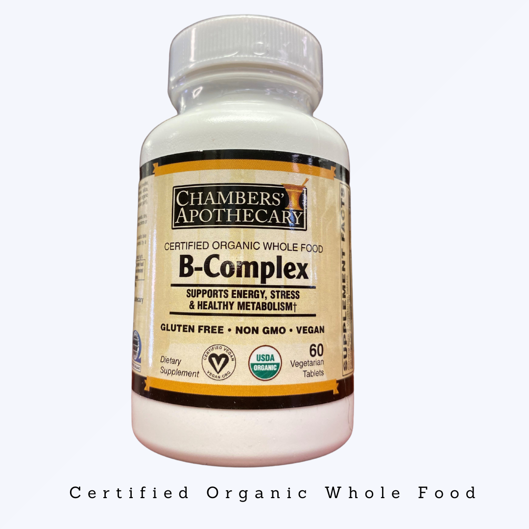 Certified Organic Whole Food B-Complex – Chambers Apothecary
