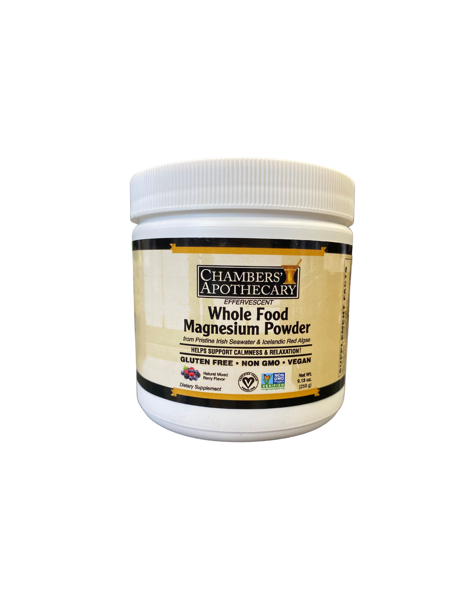 Whole Food Magnesium Powder - Mixed Berry Flavor – Chambers Apothecary
