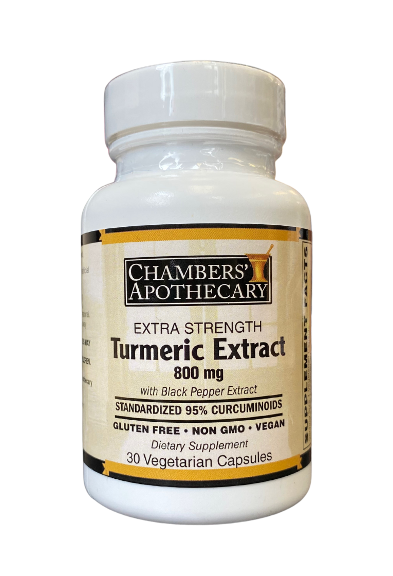 Turmeric Extract w/ Black Pepper Extract 800mg – Chambers Apothecary